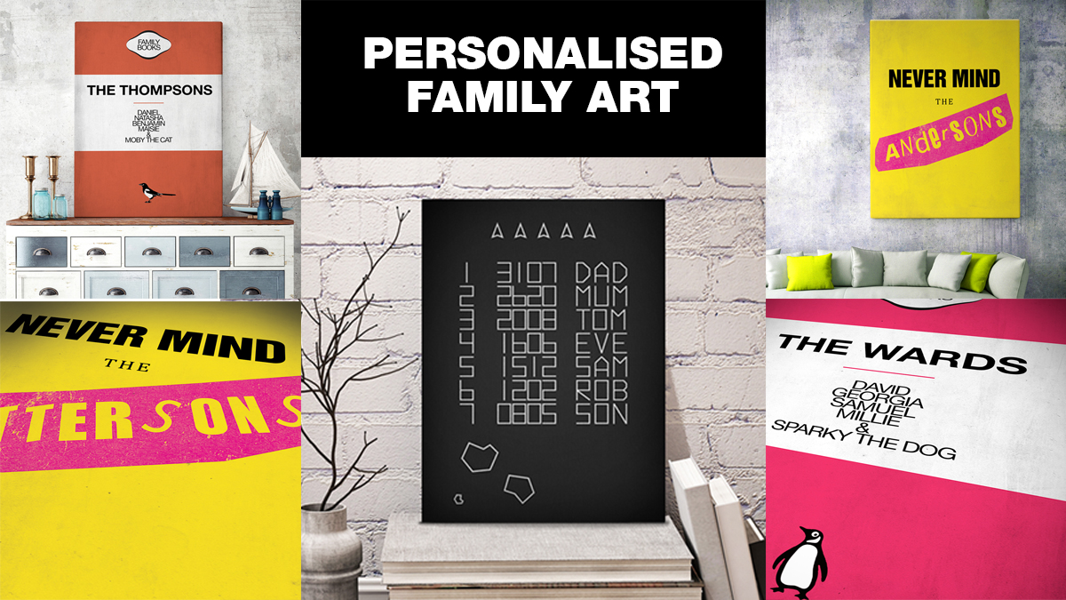 Family Word Art | Family Art Gifts – A is for Rebel AKA Alex Patterson